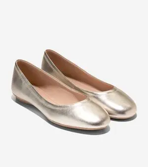Cole Haan Georgie Ballet Flats - Soft Gold