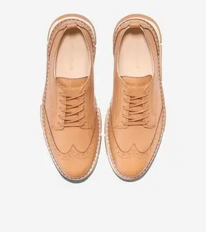 Cole Haan Zerøgrand Rella Wingtip Oxfords - Biscuit-ivory