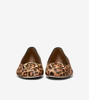 Cole Haan Skylar Ballet Flats - Leopard Print-black