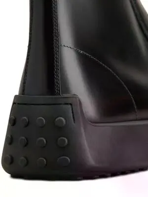 TOD'S Stitch-detail Leather Boots
