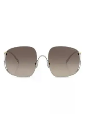 Miu Miu Geometric Sunglasses - Silver