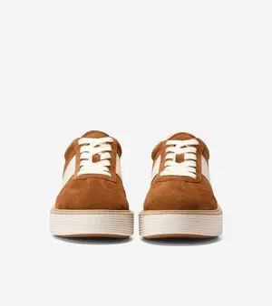 Cole Haan Riginalgrand Max Platform Sneakers - Tobacco-ivory