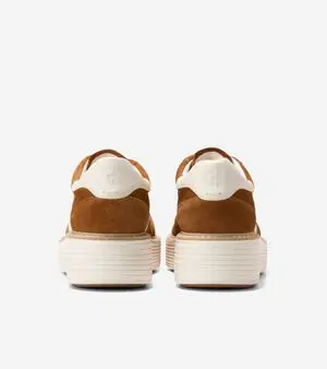 Cole Haan Riginalgrand Max Platform Sneakers - Tobacco-ivory
