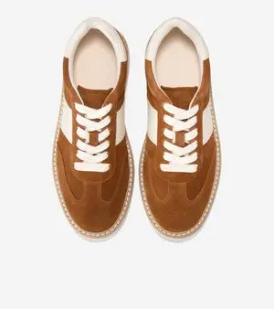 Cole Haan Riginalgrand Max Platform Sneakers - Tobacco-ivory