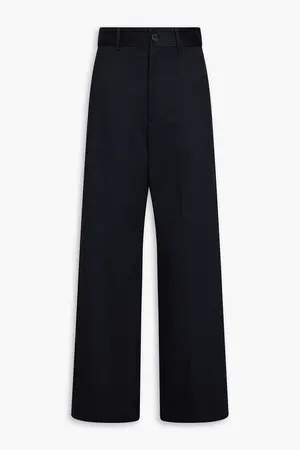 NILI LOTAN Johan Cotton-twill Wide-leg Pants