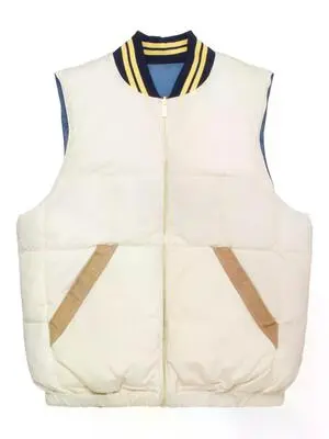 Drole De Monsieur Sleeveless Down Jacket - White