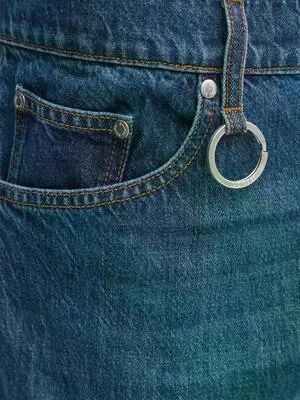 ÉTUDES STUDIO Ring-detail Straight Leg Jeans
