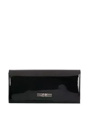 Longchamp Flap Wallet - Black