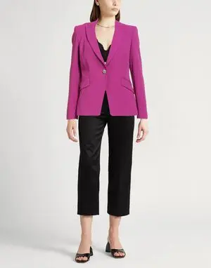 LIU •JO Single-breasted Blazer - Purple