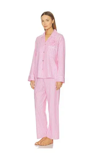 Sleeper The Rose Pajama Set In Pink