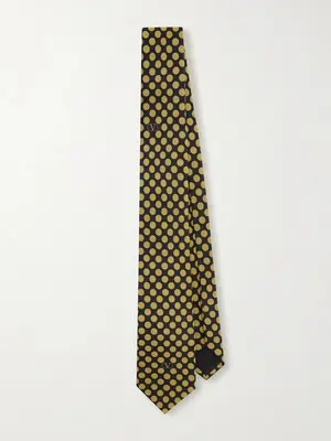 Valentino Garavani 7cm Polka-dot Silk Neck Tie - Black