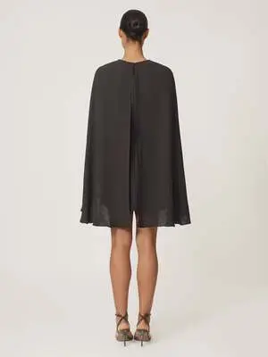 REISS Cassidy Chain-detail Cape Mini Dress