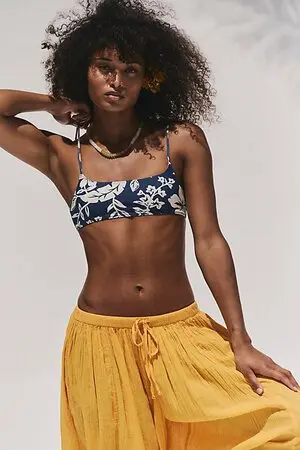 Free People Balloon Silhouette Cotton Pants - Citrus
