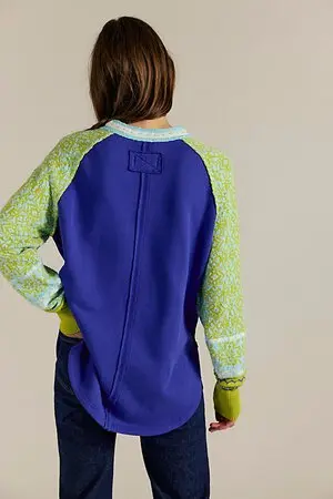 Free People We The Free Amsterdam Pullover - Citron Combo