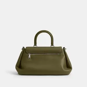 COACH® Slouchy Rogue Top Handle Bag - Silver/olive Multi