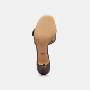 COACH Margot Sandal In Signature Jacquard - Oak/maple