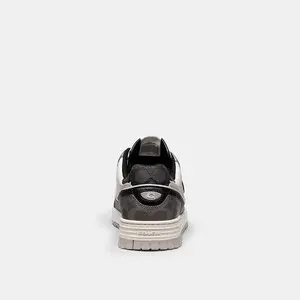 COACH Soho Mixed Signature Sneakers - Black/chalk