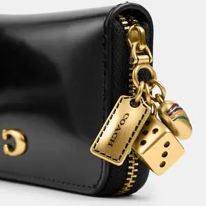 COACH® Essential Small Zip Around Wallet With Charms