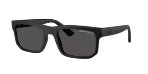 Armani Exchange Square Sunglasses - Matte Black