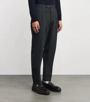 Eleventy Tapered Drawstring Trousers