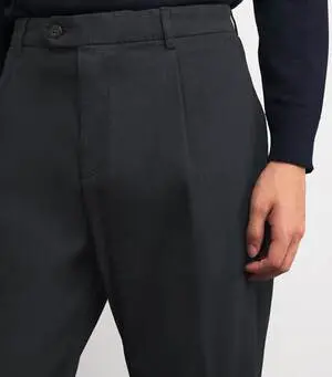 Eleventy Tapered Drawstring Trousers