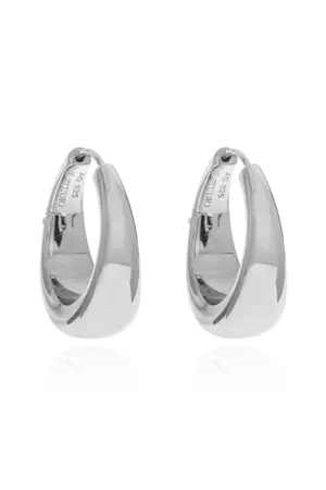 Lié Studio The Andrea Hoop Earrings - Silver