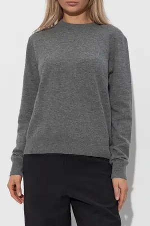 ENTIRE STUDIOS Wool-cashmere Crew Neck Sweater - Grey