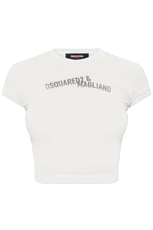 Dsquared2 X Magliano Cropped Top - White
