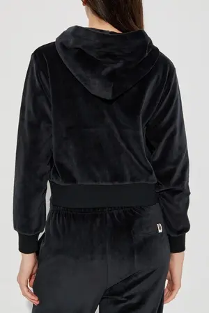 A BATHING APE Velour Zip-up Hoodie
