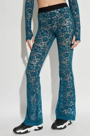 Versace Lace Flared Trousers