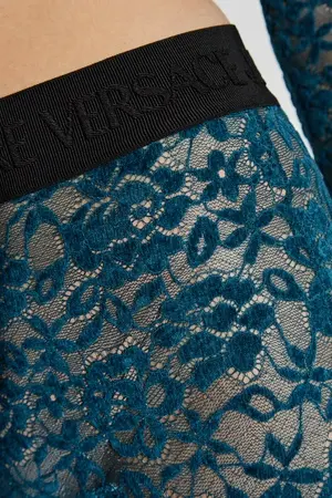 Versace Lace Flared Trousers