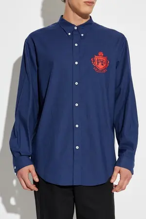 Balmain Shirt With Embroidered Logo