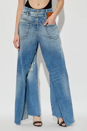 Dsquared2 X Bettter Split Leg Jeans - Blue