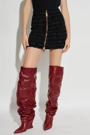 Balmain Tweed Mini Skirt