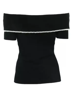 BY MALENE BIRGER Off-shoulder Beaded Top