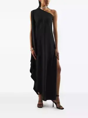 TALLER MARMO Bolkan Crystal One-shoulder Midi Dress