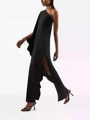 TALLER MARMO Bolkan Crystal One-shoulder Midi Dress