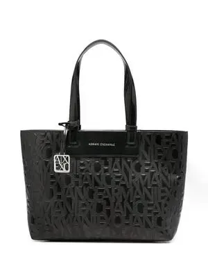 Armani Exchange Logo-embossed Tote Bag