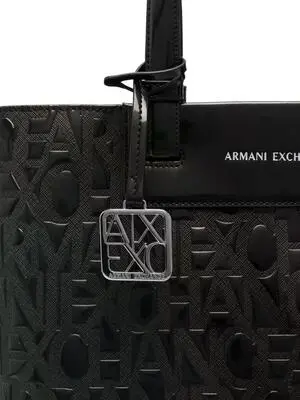 Armani Exchange Logo-embossed Tote Bag