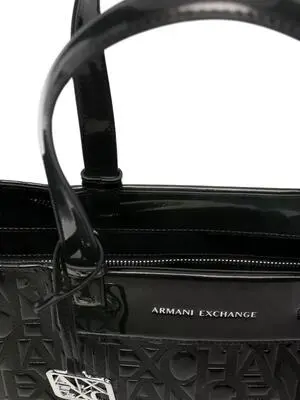 Armani Exchange Logo-embossed Tote Bag