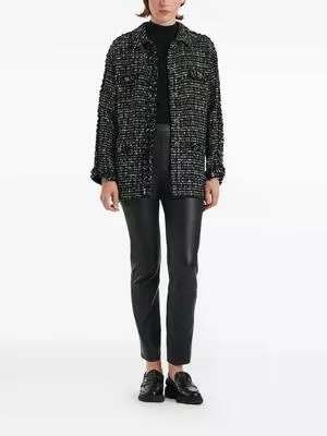 WEILL Fringed Tweed Overshirt