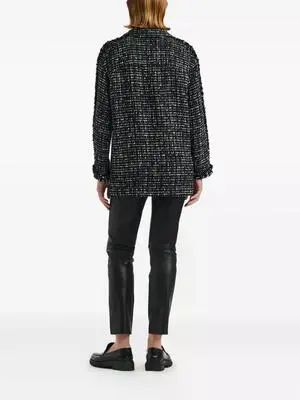 WEILL Fringed Tweed Overshirt