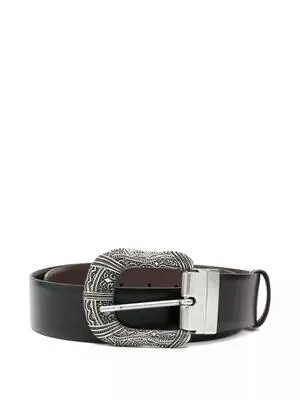 Ba&sh Leather Belt - Black