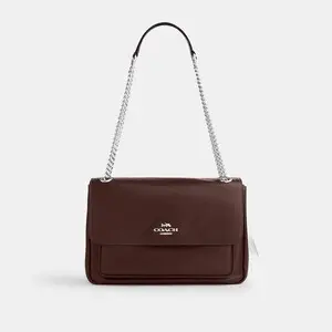 COACH OUTLET Coach Elodie Crossbody Bag In Smooth Leather - Silver/maple
