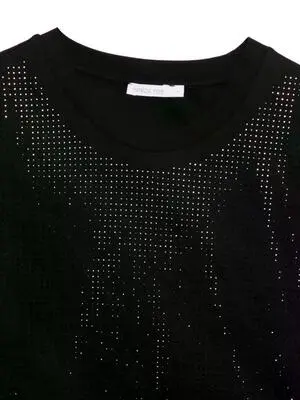 Patrizia Pepe Rhinestone-embellished T-shirt