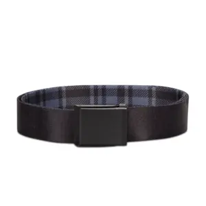 Nike Sb Reversible Flannel Web Belt - Black