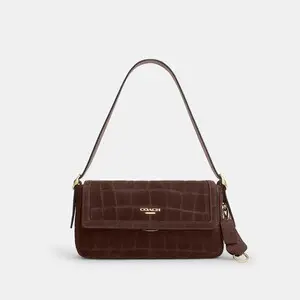 COACH OUTLET Etta Flap Shoulder Bag - Gold/maple