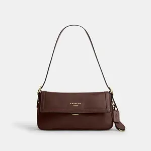COACH OUTLET Etta Flap Shoulder Bag - Gold/maple