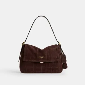 COACH OUTLET Etta Flap Shoulder Bag - Gold/maple