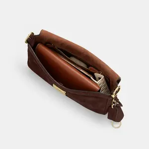 COACH OUTLET Etta Flap Shoulder Bag - Gold/maple